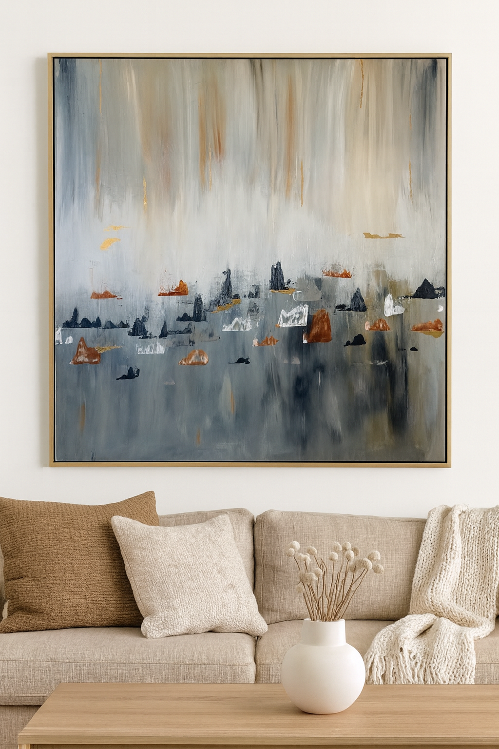 Acrylic Painting - Migrations – Emerald Coast Abstracts